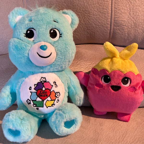Custom Made Embroidered Dibble Whiffle Plush - Etsy