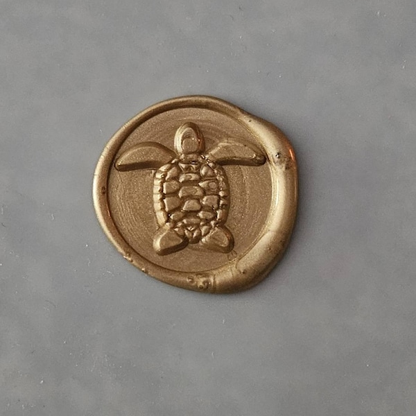 Sea Turtle Wax Seal Stamp Sea Turtle Wax Seals Wedding Seals Invitation ...