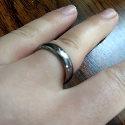 LIMITED EDITIONDARK Black Zrti Ring 8mm polished Timascus - Etsy