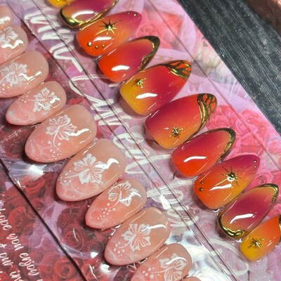 Chrome Swirls Silver Chrome Swirl French Tips chrome Change Available ...