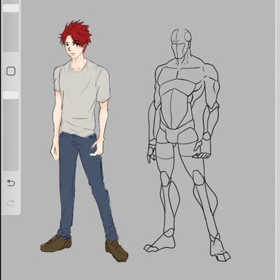 60 Female Superhero Pose Procreate Brushes, Female Stamps Guides for ...