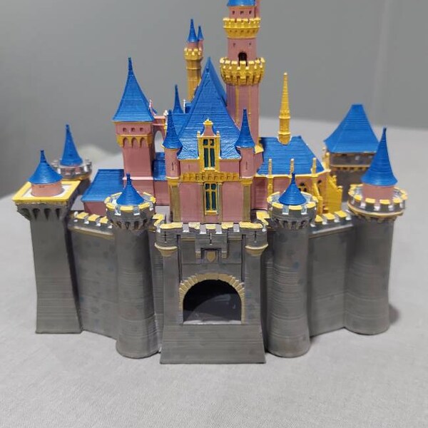 Sleeping Beauty Inspired Fantasy Castle Scale Model Replica. - Etsy