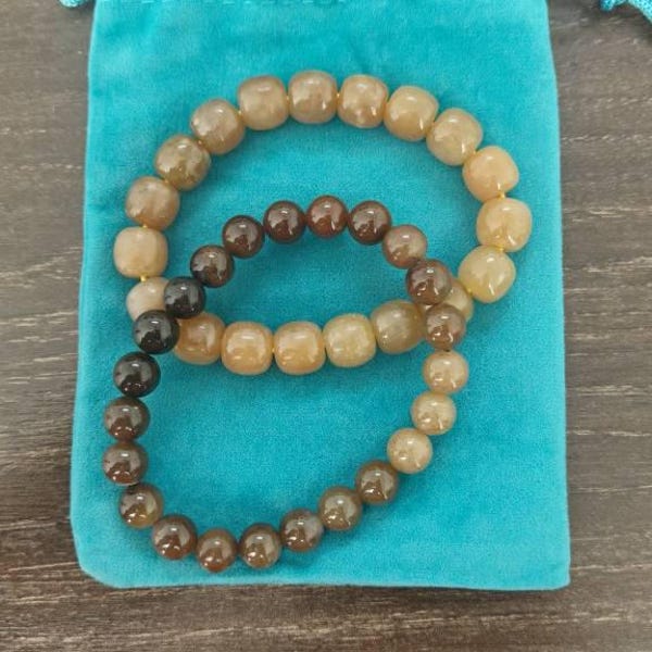 55mm Deep Green Yellow Floral Pattern Untreated 100% Natural Grade A ...