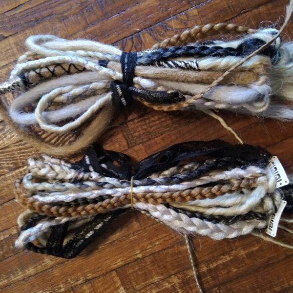 Viking Wedding Dreads in Greys Blondes and Silvers |nordic Dreads ...