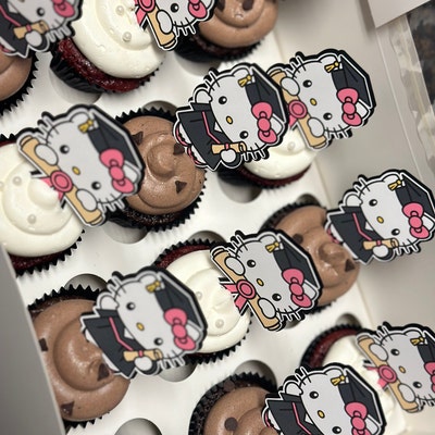Set of 4 Kitty Die Cuts, Kitty Centerpieces, Kitty Party Decor, Photo ...