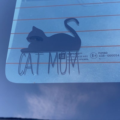 Cat Mom/cat Dad Vinyl Decal/sticker for Car/laptop/tumbler - Etsy