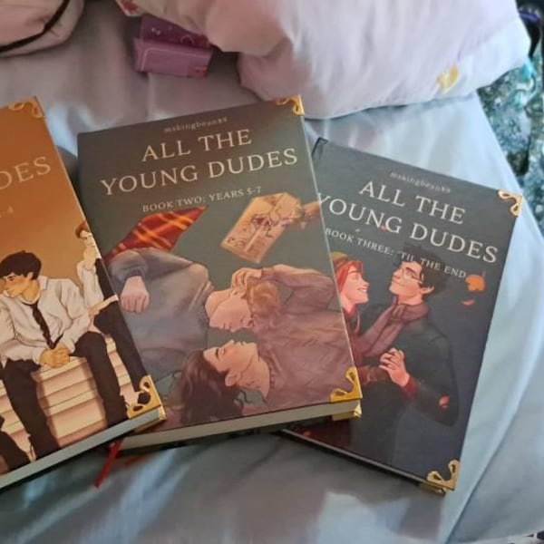 All the Young Dudes Book Full Series. 2 Styles Hardcover Bookbinding. 3 ...
