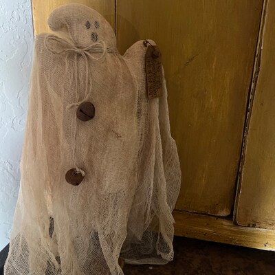 Primitive Ghost, Primitive Fall Decor, Primitive Halloween Decor - Etsy