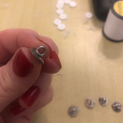 Flower Pot Button 2 Hole Novelty Terracotta Ceramic Glazed House Garden ...