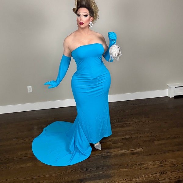 Drag Pageant Updo High Curly Bun With Bang Styled Lace Front Drag Queen ...