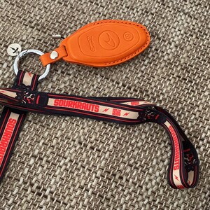 Ferrari Covered Leather Key Fob Case 458 296 GTB Portofino - Etsy