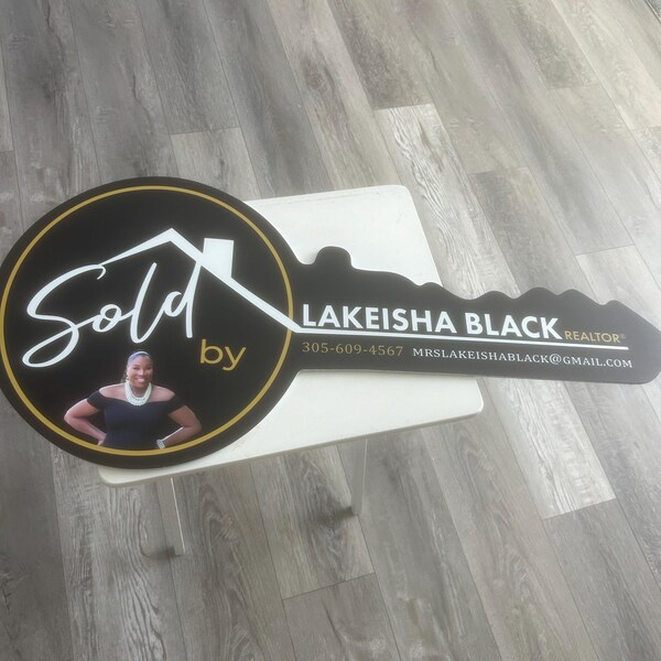 Sold Home Prop, Marketing Key, Real Estate Photo, Realtor Closing Sign ...