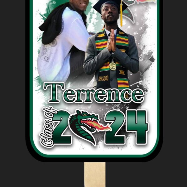 Custom Graduation Hand Fans, Class of 2023, Congrats, College Grad ...