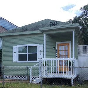 Exterior Palm Tree Shutter Made of Pine Perfect for Your Cabin, Cottage ...