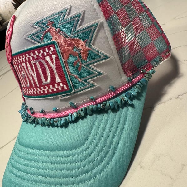 Checkered Mesh Back Cap, Trucker Hat, Blank Cap - Etsy