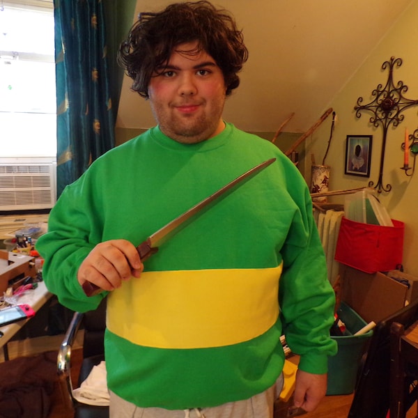 Chara Shirt, Undertale Shirt, Chara Sweatshirt, Costume, Cosplay Shirt ...