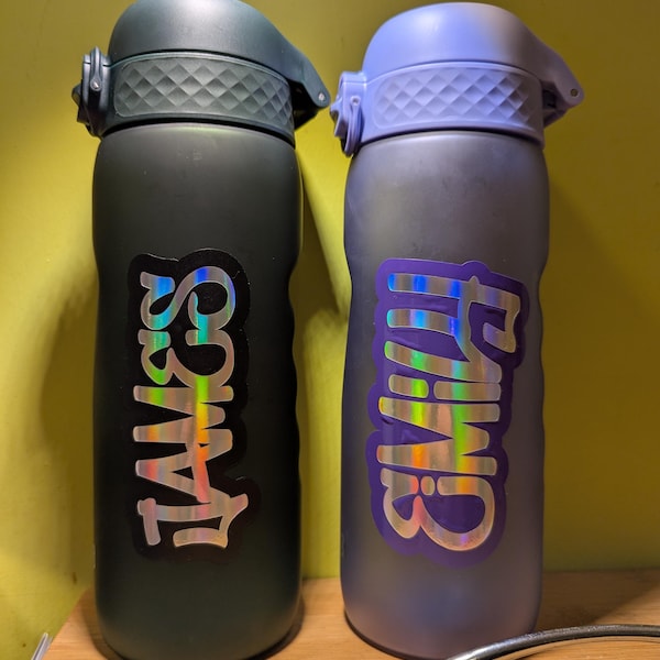 Letter Sticker Initial Stickers Vinyl Letters Minimalist Sticker Custom ...