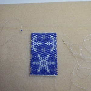 Beaded Fox Earrings Miyuki Brick Stitch Animals Beading Pattern PB ...