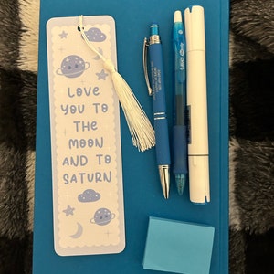 Dear Reader Bookmark Cute Minimal Bookmark Book Gift Pastel Bookmark ...