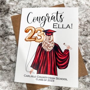 PERSONALIZED GRADUATION Card for Class of 2023 Graduation Card - Etsy
