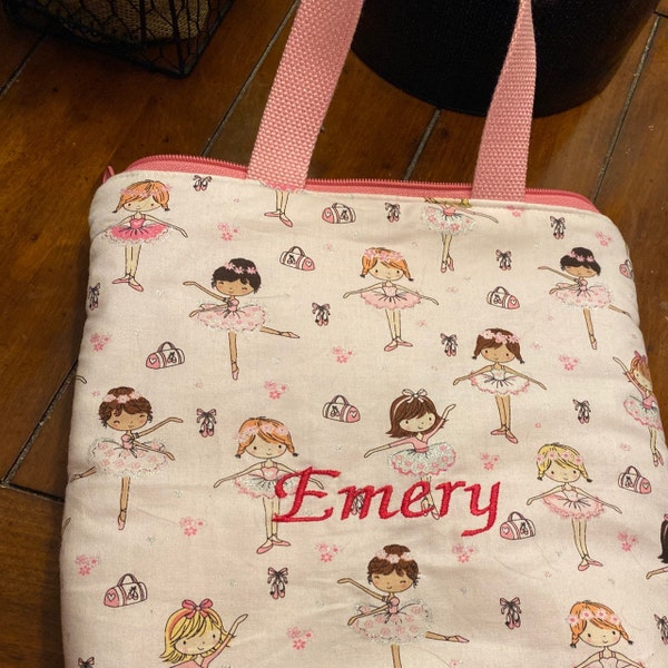 Ballet Dance Bag - Ballerina Bags - Personalized Ballet Bag - Little ...