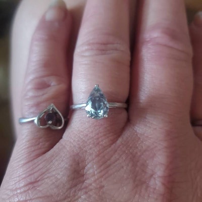 Three Stone Engagement Ring, Three Stone Ring, Halo Ring, April ...