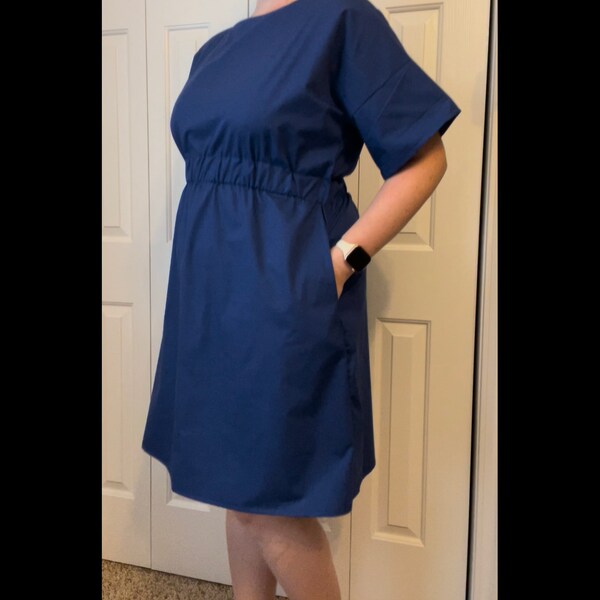 Everyday Dress Sewing Pattern, DIGITAL PDF PATTERN, Simple Dress ...