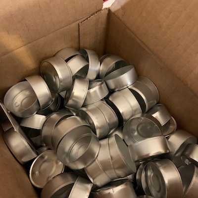 Metal Tealight Cups 100 Aluminum Tea Light Containers - Etsy
