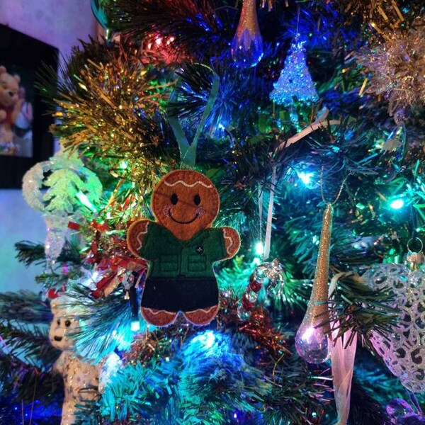Goth Boy And/or Girl Felt Gingerbread Hanging Ornament - Etsy