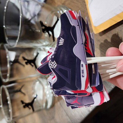 Airman 3D Number 2023, Sneaker Head Party Decor, Jumpman 3D Numbers ...