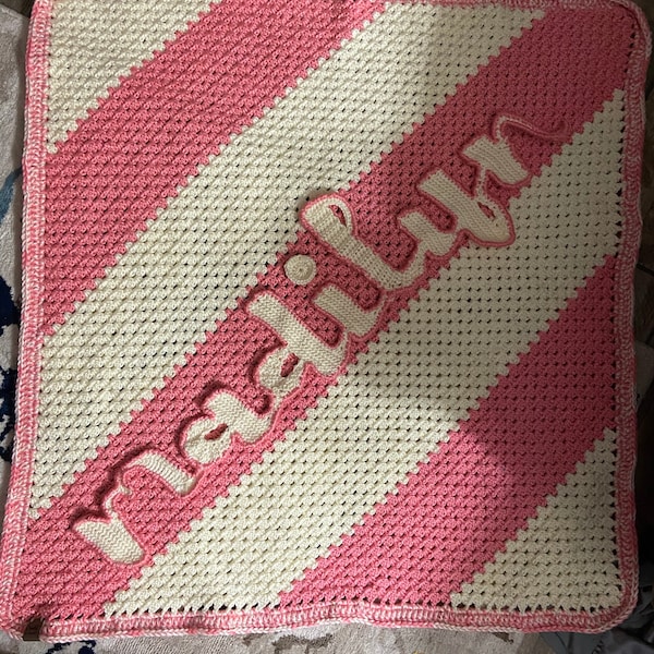 ANGELS & RAINBOWS Font Crochet Alphabet Pattern, Crochet Letters ...