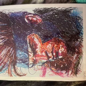 Five Nights at Freddy's Ballpoint Pen Print Set, Video Game Art, FNAF ...