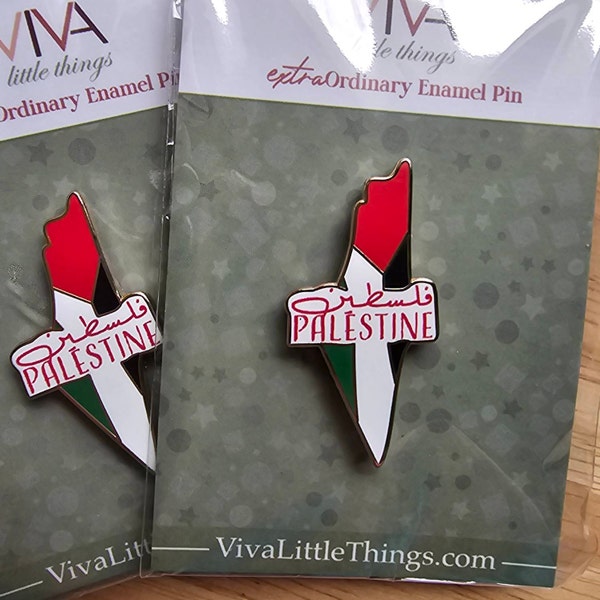 Palestine Lapel Pin Palestinian Pin Palestinian Flag Pin Badge ...