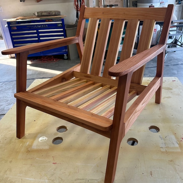 Mid Century Modern Lounge Chair Woodworking Plans and Guide - Etsy