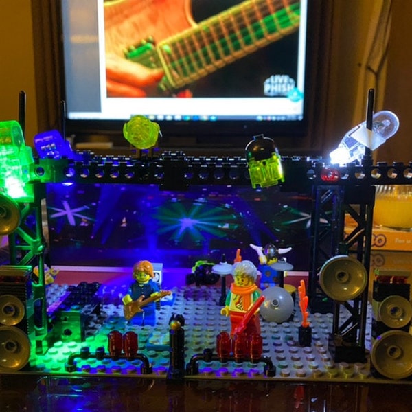 Phish Gift STAGE Custom Built of Lego Bricks NOT a Phish Pin Phish ...