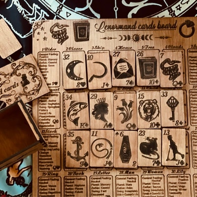 Blank White Oak Crescent Moon Card Holder Tarot Card Stand Wood Oracle ...