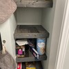 Custom Rustic Gray Wood Shelf Metal Wire Rack Cover Pantry - Etsy