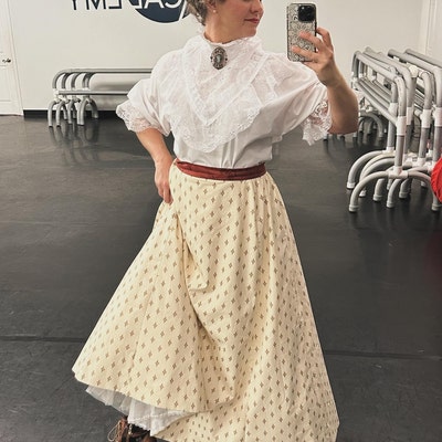 1890s Split Riding Skirt Sewing Pattern Victorian Cycling Skirt ...