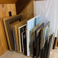 Art Storage Rack for Framed Art, Picture Frame, Canvas Pictures ...