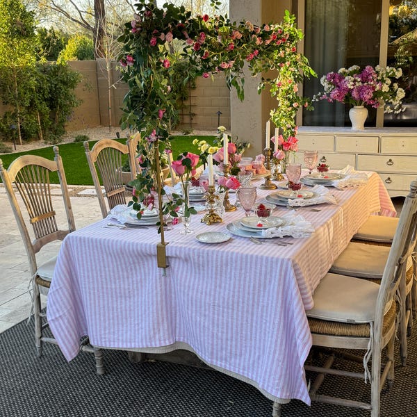 72" Mini Rose Garland | Artificial Flower Garland | Hanging Vine | Wall ...