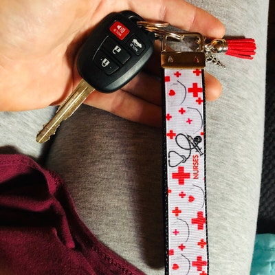 Nurse Key Fob Nursing Key Chain Gifts Under 10 for Her Stethoscope Key ...