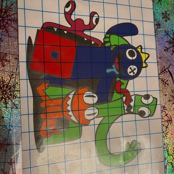 Rainbow Friends SVG, Rainbow Friends PNG, Sublimation, Transfer, Cricut ...