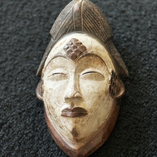 African Angolan Choukwe Tribe Wood and Rope Mask - Etsy