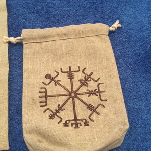 Embroidered Magic Pouch With a Celtic Motif. Pagan Wiccan - Etsy