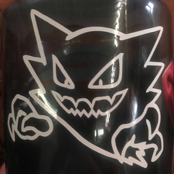 Haunter Outline Decal Pokemon - Available in Holographic and Several ...
