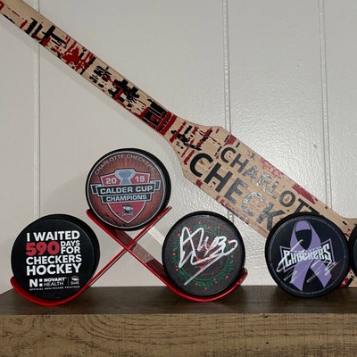 Hockey Puck Display / Hockey Puck Holder Made in USA Trophy Case Medal ...