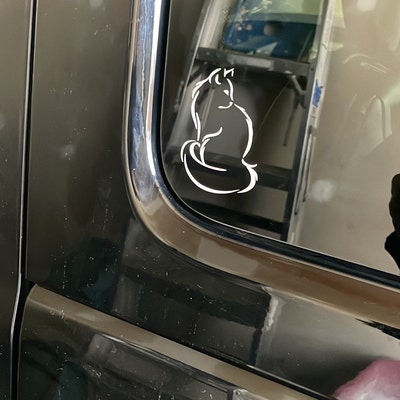 Vinyl Decal Cat Decal Cat Sticker Cat Decal Cat Car Decal / - Etsy