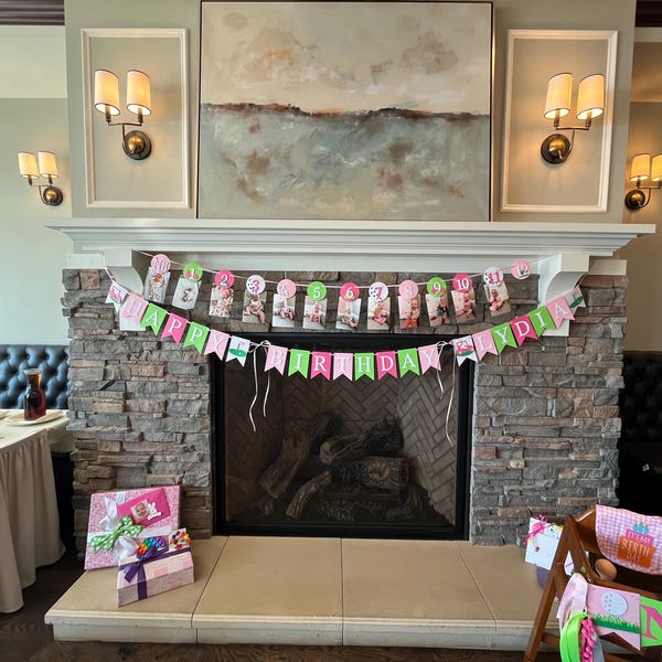 Pink Hole in One First Birthday Decorations, Girl Golf Birthday Party ...