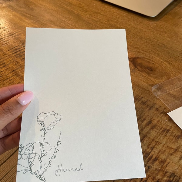 Personalized Letter Writing Stationery Set | Customized Gift | Custom ...