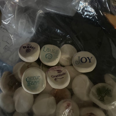CUSTOM WORRY STONES, Your Logo, Personalized Words & Dates. What Do You ...
